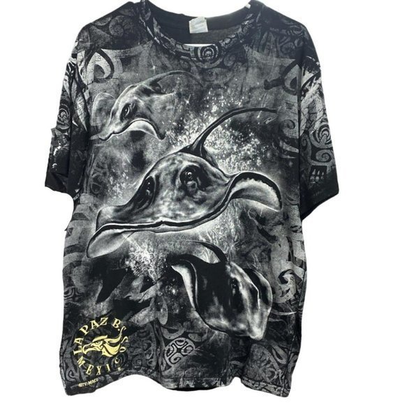 Yazbek | Shirts | Vintage La Paz Mexico Manta Ray Shirt | Poshmark